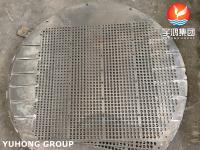 China ASTM A266 (ASME SA266) Gr.2 Carbon Steel Baffle Plate Tubesheet for Steam Turbine for sale