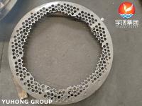 China Stainless Steel Baffle Plate Flanges Tubesheet Disc For Heat Exchanger for sale