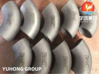 China Nickel Alloy Pipe Fittings ASTM B366 WPHC276-S Hastelloy C276 Buttweld 90Deg LR Elbow for sale