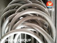 China SMLS U Bend Tube ASTM A213 TP304 Petroleum Heat Exchanger Condenser Chemical Oil for sale
