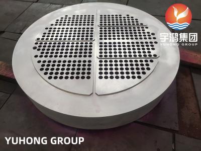 China ASTM A182 F304, 1.4301, UNS S30400 Forged Stainless Steel Tubesheet For Heat Exchanger for sale