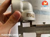 China Forged Fittings ASTM A182 F316L Stainless Steel Threaded Elbows, Couplings, ASME B16.11 for sale