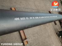China ASTM A335 P22 Alloy Steel Seamless Pipe Black Painting Beveled for sale