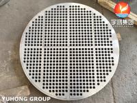 China Customized Tubesheet SA266 GR.2 CS Forged Type For Heat Exchanger for sale