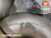 China B16.9 Buttweld Pipe Fittings ASTM B366 UNS N08810 / Incoloy 800H 180 Degree Elbow for sale