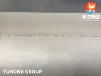 China ASTM A312 TP304 Welded Pipes Boiler Automobile  Condenser Agricultural Machinery for sale