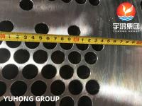 China Stainless Steel Heat Exchanger Tubesheet Baffle Plates A182 F304 / F316 Heating Watter Radiator Cooling Stystem Parts for sale