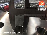 China Stainless Steel Heat Exchanger Tubesheet Baffle Plates A182 F304 / F316 Heating Watter Radiator Cooling Stystem Parts for sale