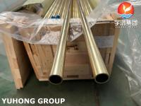 China ASME SB111 C44300 / CuZn28Sn1 / CZ111 Brass Seamless Condenser Tube for sale