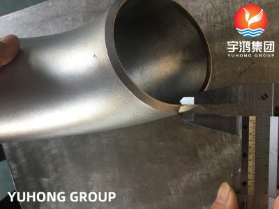 China ASTM A403 WPS31254 Stainless Steel Seamless Fitting Elbow Buttwelded for sale