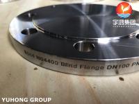 China Monel 400 Flange ASTM B564 UNS N04400 Nickel Alloy Blind Flange Forged Pipe Flange for sale