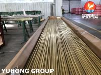 China DIN 17660 CuZn20Al2 Copper Alloy Seamless Tube Condenser Heat Exchanger for sale