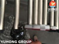 China Titanium Seamless Tube  ASTM B338 Gr2 Gr9 Titanium Exhaust Pipe Heat Exchanger Tube for sale