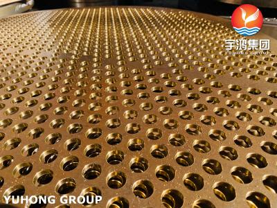 China ASME SB171 C71500 Copper Nickel Alloy Tube Sheet for Heat Exchanger Application for sale