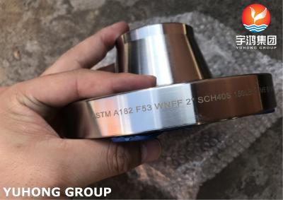 China Super Duplex Steel Flanges ASTM A182 F53, UNS S32750 Weld Neck Flange, RF, FF, B16.5 for sale