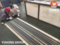 China Stainless Steel Extruded Finned Tube SA249 TP304 Welded Tube With Aluminum Fin for sale
