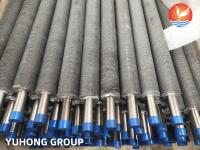 China Stainless Steel Extruded Finned Tube SA249 TP304 Welded Tube With Aluminum Fin for sale