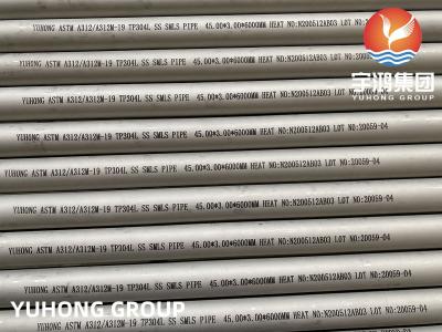China ASTM A312 TP304L (UNS S30403) Stainless Steel Seamless Pipe For Water Treatment for sale