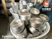 China A403 WP316L BUTT WELD CAP STAINLESS STEEL FITTING SANDBLASTED SURFACE for sale
