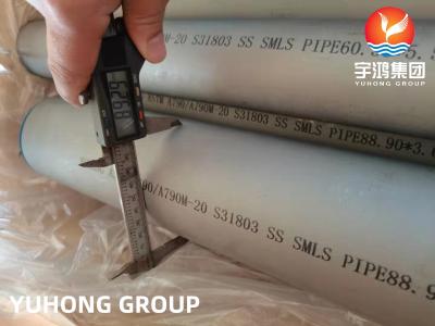 China ASTM A790 , ASME SA790 S31803 Seamless Duplex Steel Pipes for sale