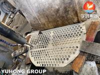 China Heat Exchanger Tubesheet Baffle Support Plate A182 F304 / F316/F316L For Heating Water Radiator Cooling Stystem for sale