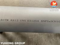 China ASTM A312 UNS S31254, 254SMO Duplex Stainless Steel Seamless Pipe For Oil And Gas Plant for sale