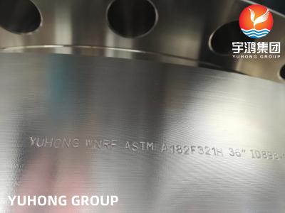China ASTM A182 F321H  Weld Neck RF Stainless Steel Flanges B16.47 ＞24 inch for sale