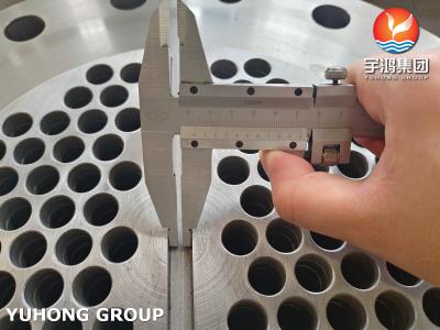 China ASTM A516 GR.70N Carbon Steel Forged Tubesheet Pressure Vessel Tube Plate for sale