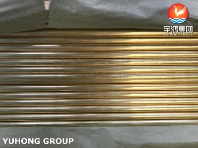 China ASTM B111 C44300 Copper Alloy Steel Seamless Tube Heat Exchanger Tube for sale