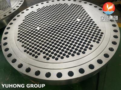 China Stainless Steel Carbon Steel Forged Tubesheet For Heat Exchanger Application for sale