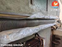 China ASTM A312 TP347 High Frequency Welded Spiral Serrated Fin Tubes For Convection Tube Coils for sale