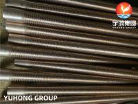 China ASTM B111 C70600 Copper Nickel Low Finned Tube For Boiler for sale