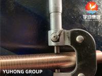 China ASTM B111 C70600 Copper Nickel Low Finned Tube For Boiler for sale
