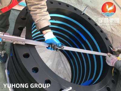 China Customized ASTM A105 / A105N Carbon Steel Black Painted Flange PT UT Available for sale
