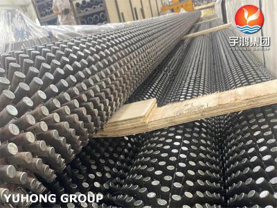 China ASTM A213 T9 Alloy Steel Seamless Stud Fin Tube Customized Size for sale