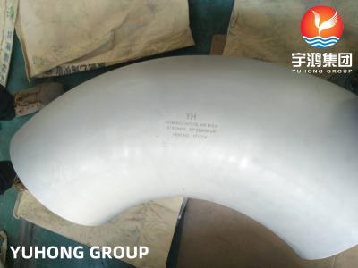 China Butt Weld Pipe Fittings ASTM A403 WP316L-WX 90Deg LR Stainless Steel Elbows B16.9 for sale