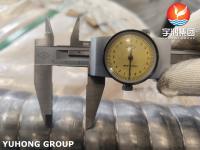China Austenitic Stainless Steel ASTM A312 TP310S 1.4845 Corrugated Tube for sale