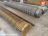 China ASTM B111 Copper Alloy Straight Tube Bundle , Tubesheets For Heat Exchanges And Condensers for sale