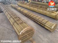 China ASTM B111 Copper Alloy Straight Tube Bundle , Tubesheets For Heat Exchanges And Condensers for sale