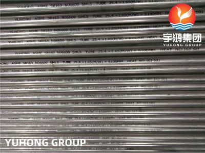 China ASTM B163 UNS N06600 Nickel Alloy Steel Seamless Tube For Heat Exchanger for sale