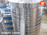 China DIN2573 , ASTM A182 F316 F316L Forged Stainless Steel Slip On Flanges , Flat Face B16.5 for sale