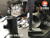 China Super Duplex Forged Steel Fittings ASTM A815 UNS S32750 / S32760 Seamless Tee / Reducer Tee for sale