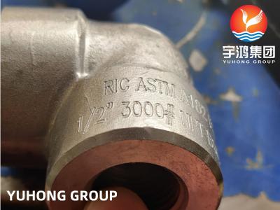 China ASTM A182 F53 Forged Elbow 90deg NPT 3000# 1/2'' To 4'' ASME B16.11 for sale