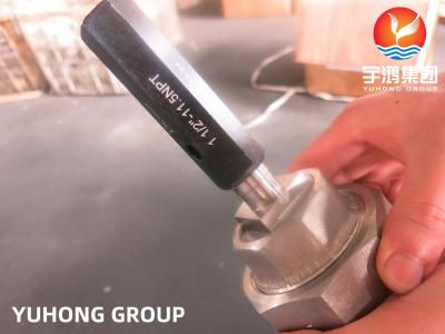 China Stainless Steel F304 / 304l Forged Steel Fittings 1500# - 9000# 1/8'' - 4'' OD Size for sale