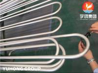 China ASTM B444 GR.2 Alloy Steel Seamless U Bend Tube For Heat Exchanger for sale