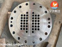 China ASTM A266 / ASME SA266 Gr.2N Carbon Steel Forged Tubesheet Heat Exchanger Parts for sale