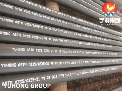 China ASTM A335 Seamless P9 Ferritic Alloy Steel Boiler Pipe for sale