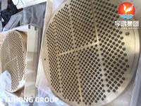 China Stainless Steel Heat Exchanger Tubesheet Baffle Plate A182/ F316/F316L AS PER Drawing Forgecd Tube Sheet for sale
