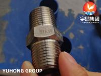 China ASTM A182 F53(UNS S32750) Super Duplex Stainless Steel Threaded Elbow, Hex Nipple NPT B16.11 for sale