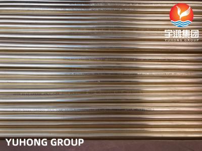 China ASTM B111 C44300 Seamless Admiralty Brass Tube For Heat Exchanger for sale